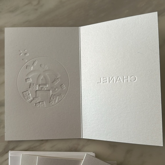 CHANEL | Party Supplies | Set Of 4 Chanel Blank Cards With Envelopes ...